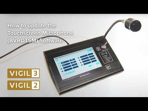 How to update the Touchscreen Microphone (BVRDTSM) Software