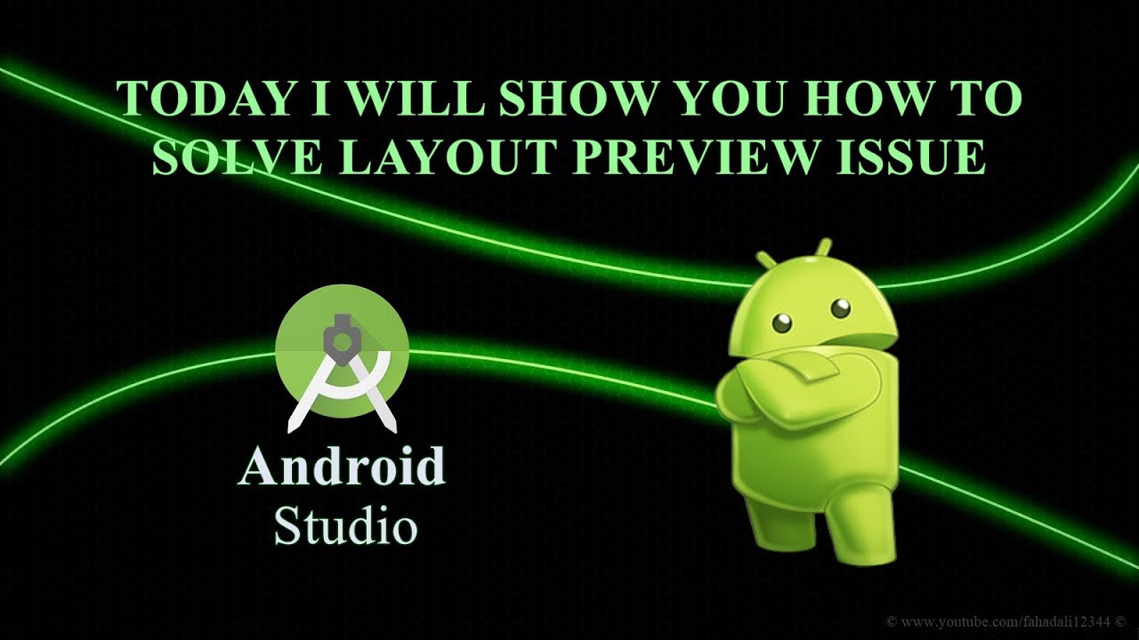How to solve Layout preview issue in Android Studio || Text, Button not showing in Preview