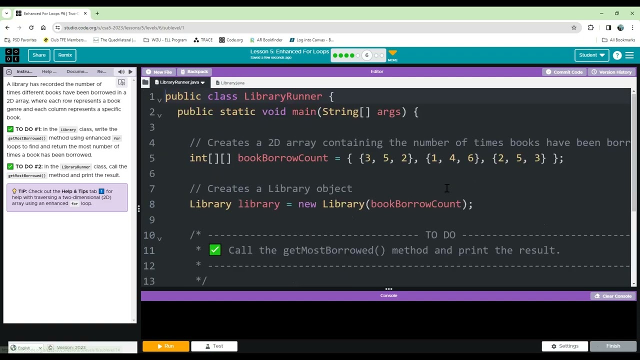 AP CSA - Unit 5 Lesson 5 Video