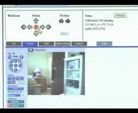 RoboCam Web-based User Interface Demo