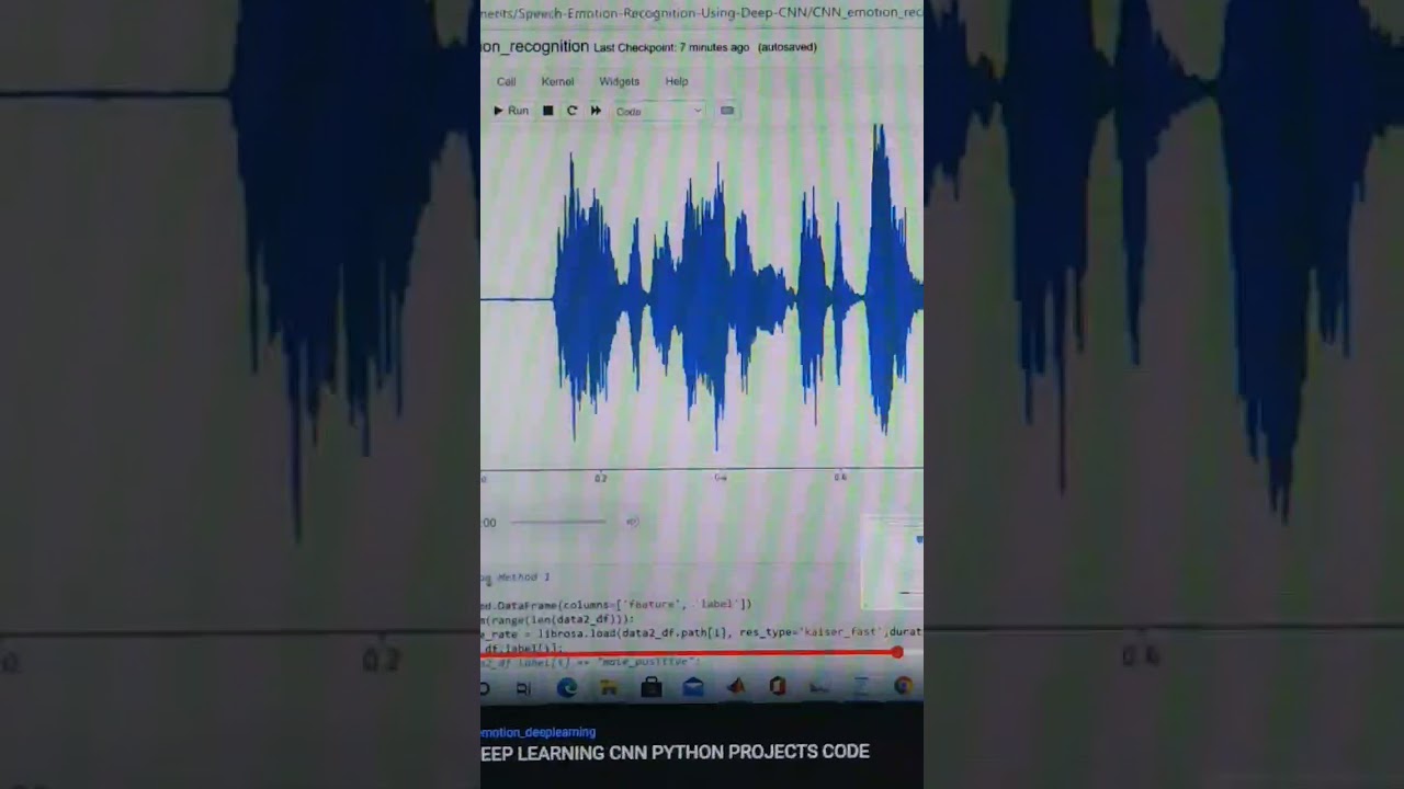 SPEECH EMOTION RECOGNITION USING DEEP LEARNING CNN PYTHON PROJECTS CODE
