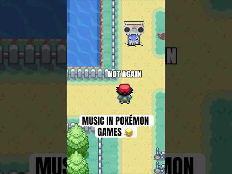 Music in Pokemon games 😂 #pokemon #shorts