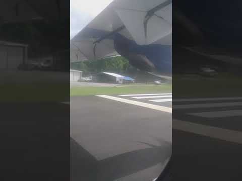 Take off from slu airport st lucia