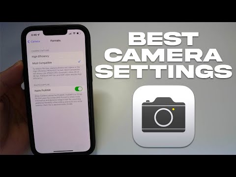 The BEST Camera Settings for ALL iPhones (SUPER HIGH QUALITY)