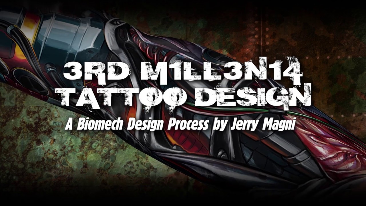 3RD MILLENIA TATTOO DESIGN - Tutorial  by Jerry Magni