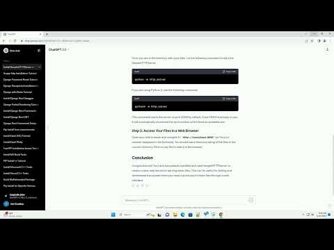 pip install simple http server