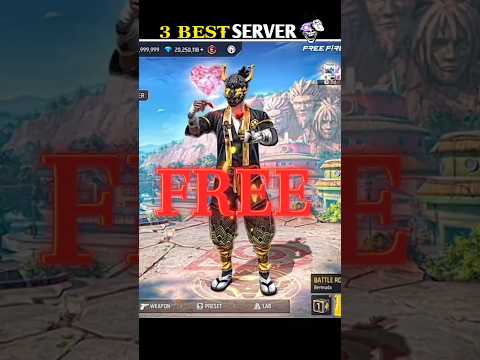THREE CHEAPEST SERVER ????????! #freefire #facts #trending #totalgaming #raistar Free Fire Tech
