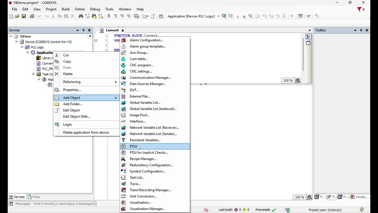 Codesys Custom Function Blocks