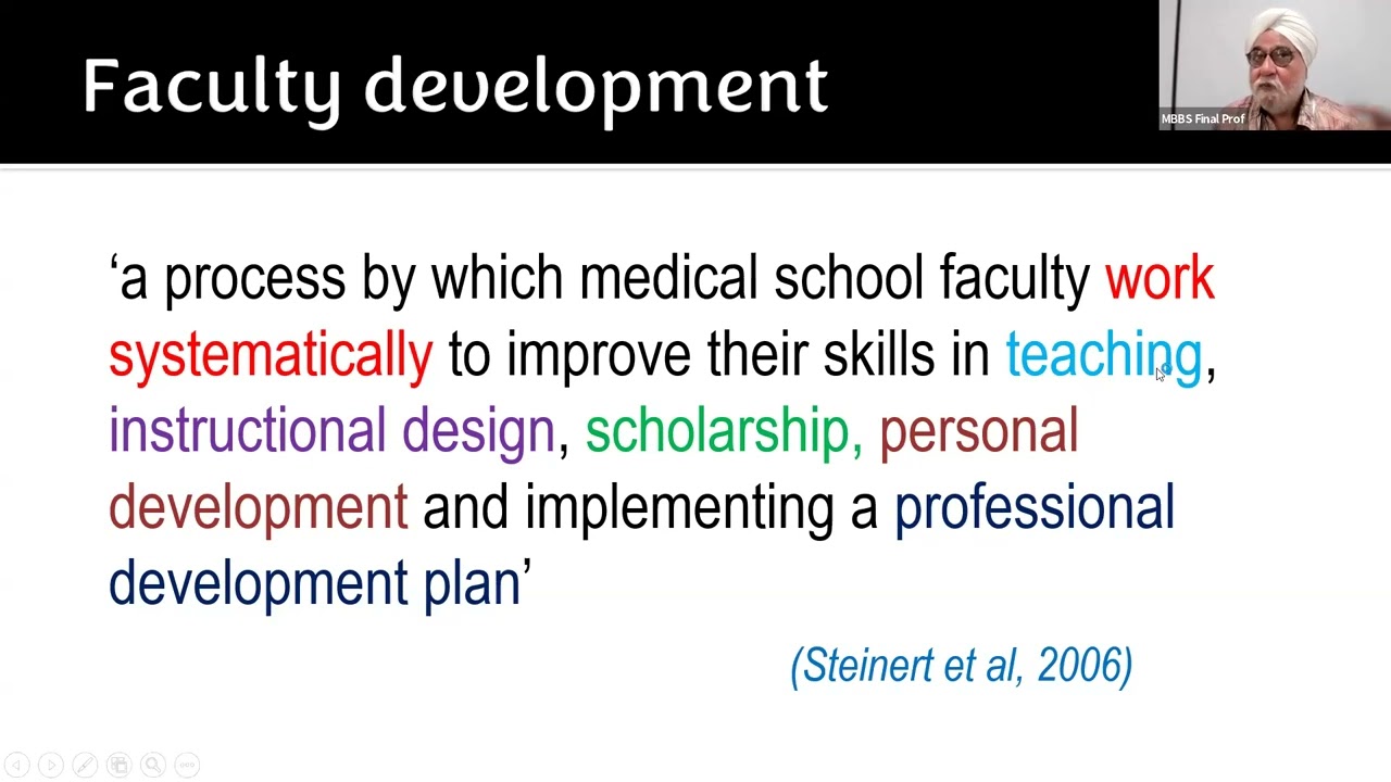 Faculty Development more than just training