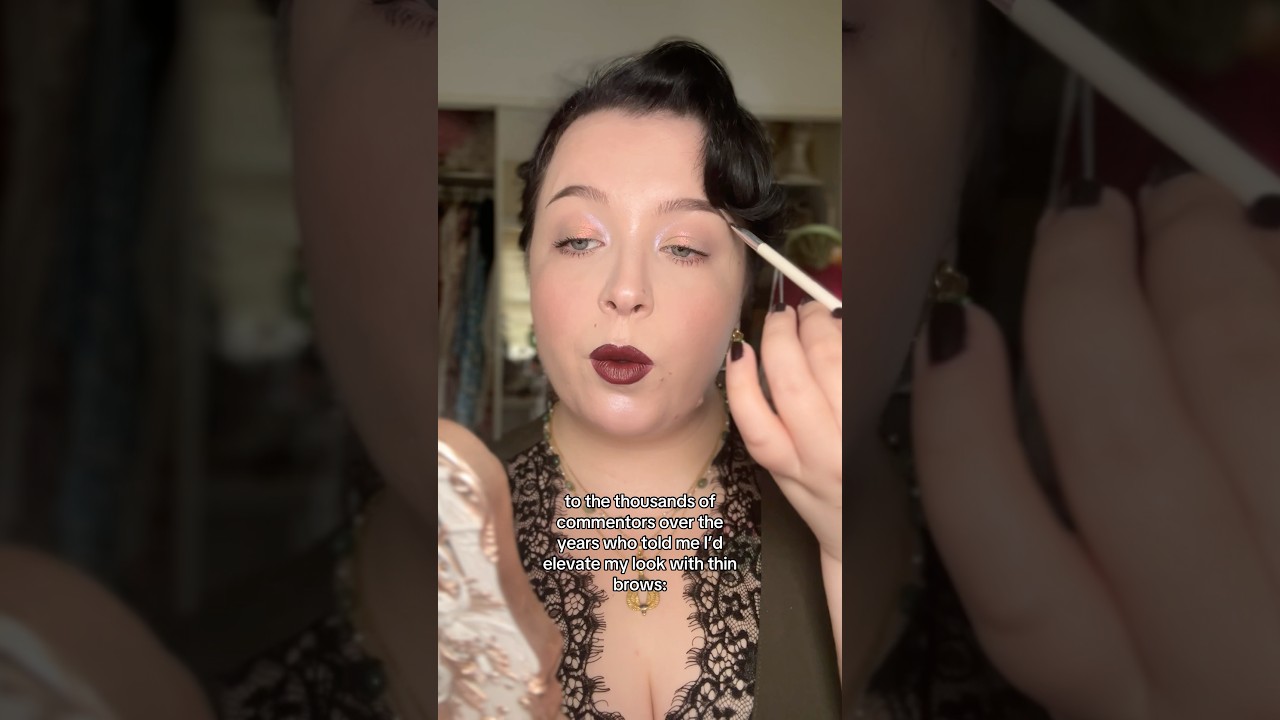 thin vs. thick brows