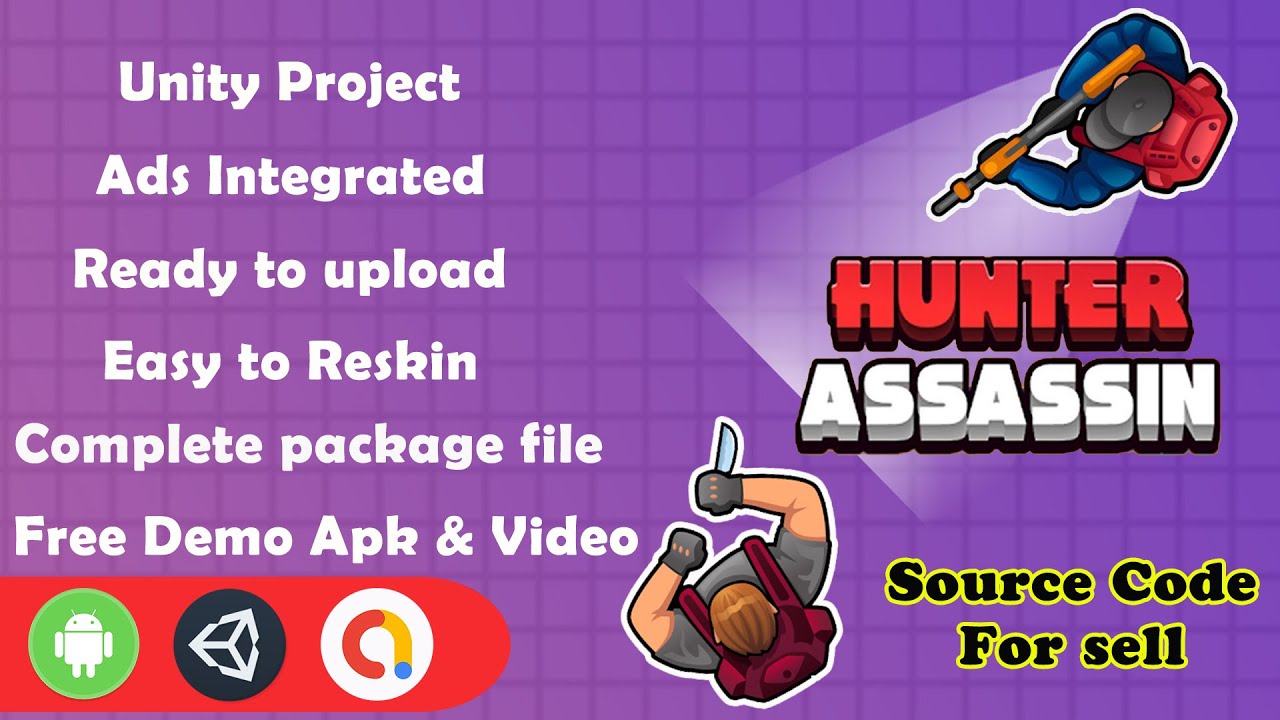 Hunter Assassin 3D - Source code available for sell - Game zone