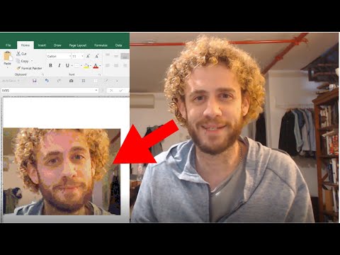 Easy Excel Magic Trick: Turn Microsoft Excel Into A Fun Bitmap Image