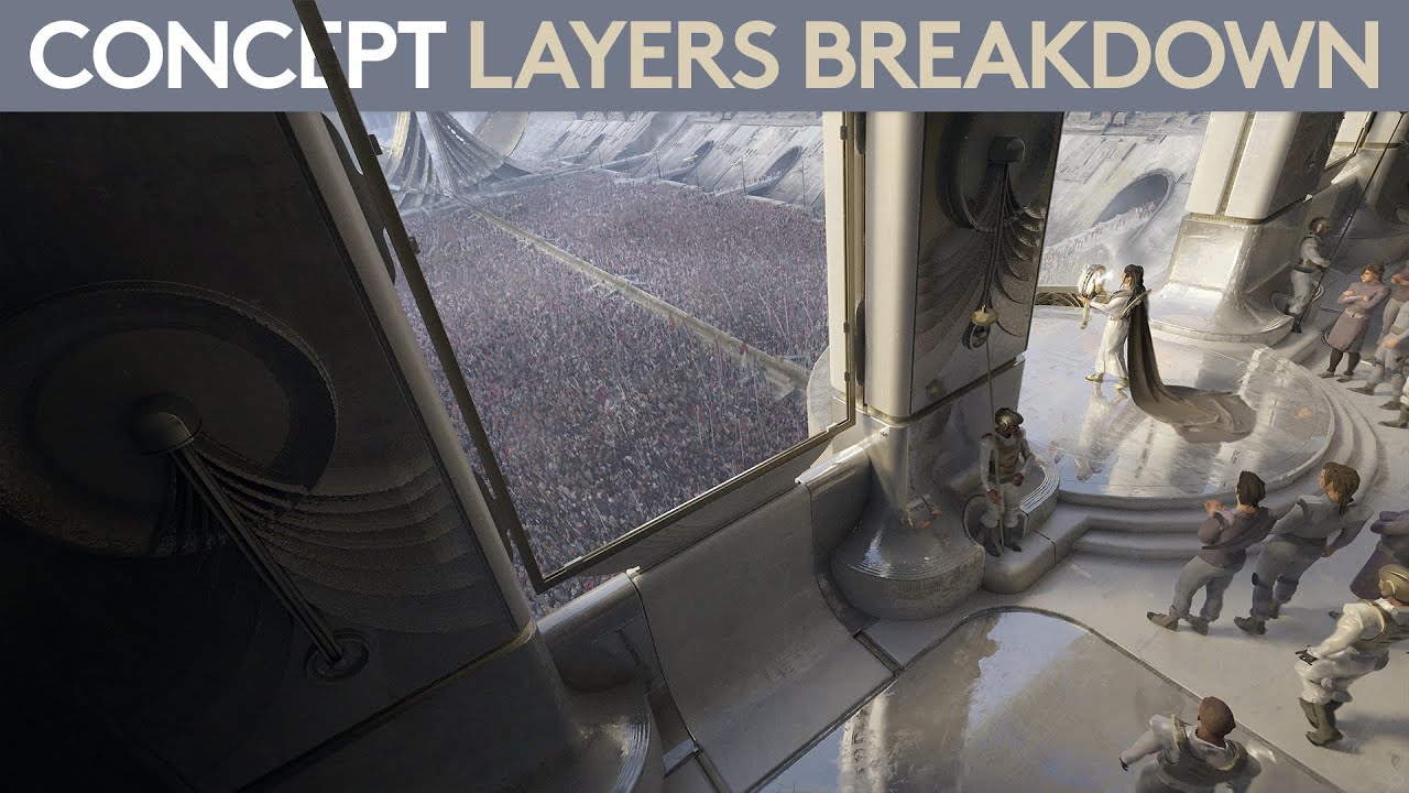 Concept Art Layers Breakdown! - 