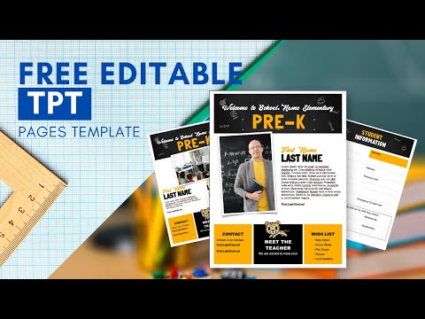 Editable TPT Newsletter Template