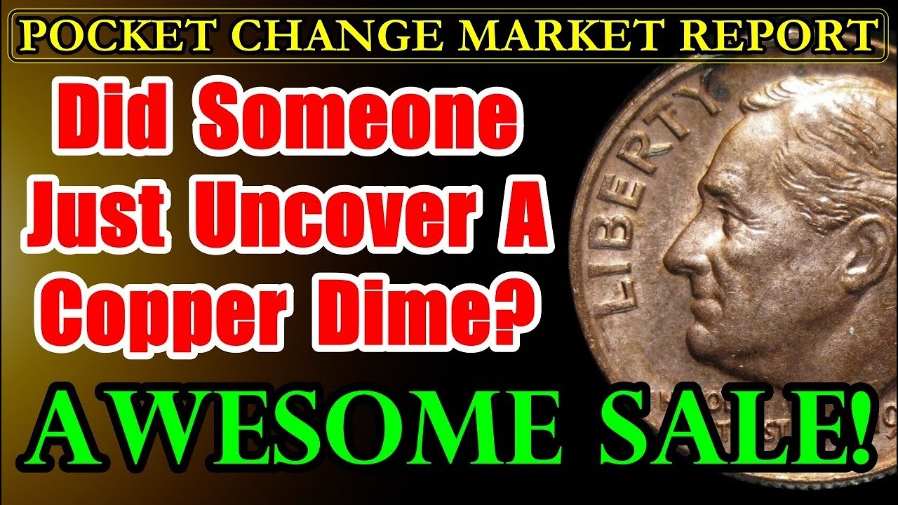 ROOSEVELT DIME IN COPPER?! CLUTCH Find In Change Turns Into CA$H! POCKET CHANGE MARKET REPORT