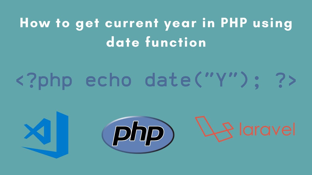 How to get current year in PHP using date function #php #programming #developer