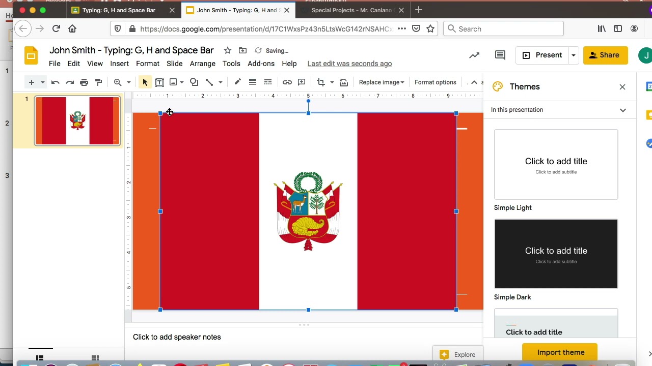 Gr 3 Peru PowerPoint Wk2