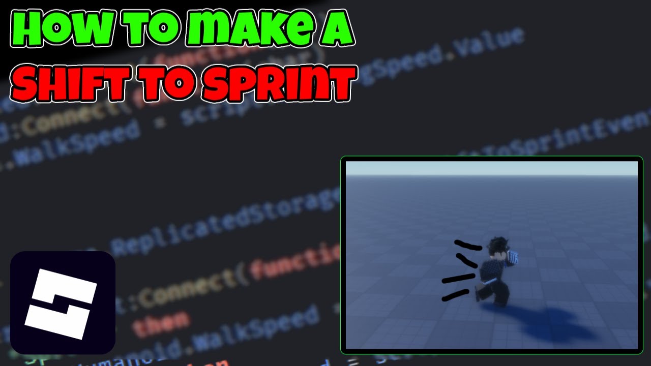 How to make a SPRINT SYSTEM🛠️ Roblox Studio Tutorial (2025!)