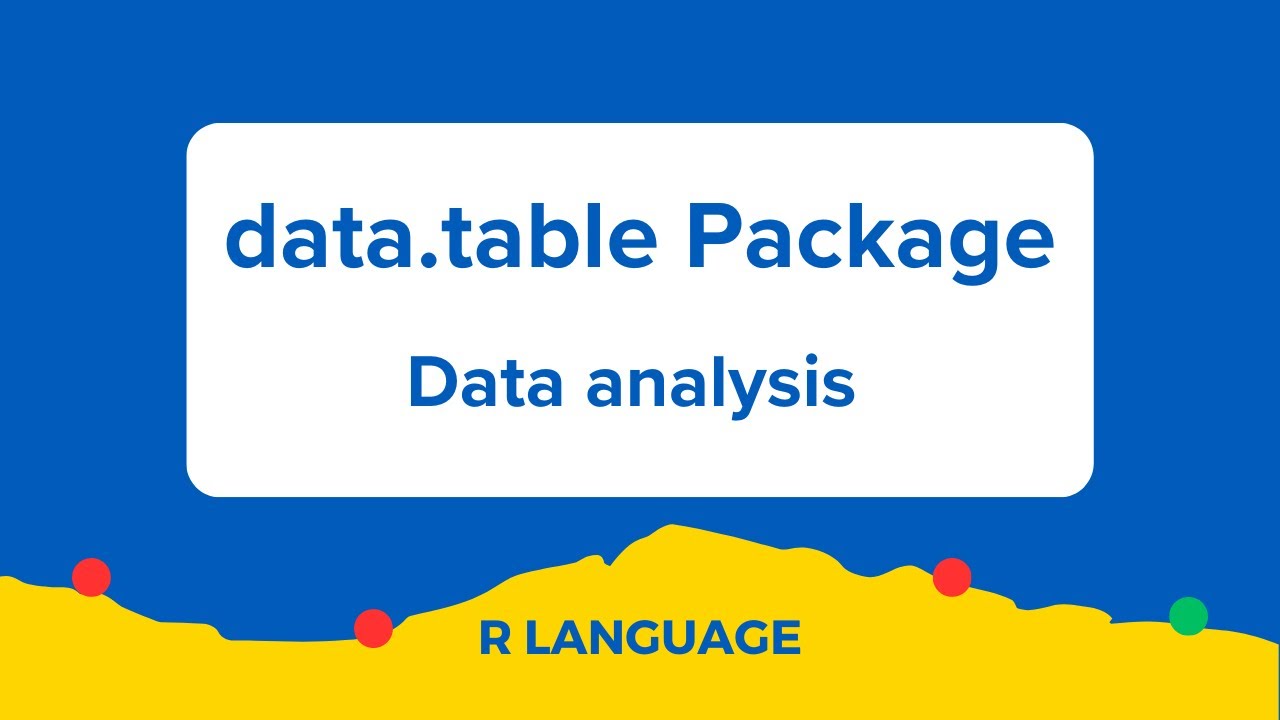 data.table Package in R