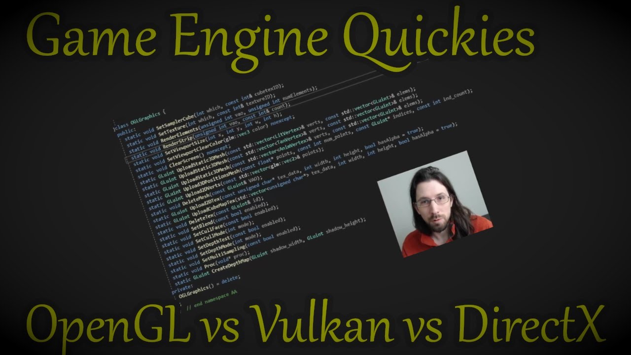 Pick a Renderer - Game Engine Coding Quickies