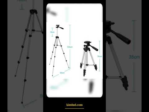 WF-3110A Phone Tripod Stand 40inch Universal Phone Camera Tripod for iPhone Samsung Canon Nikon D...