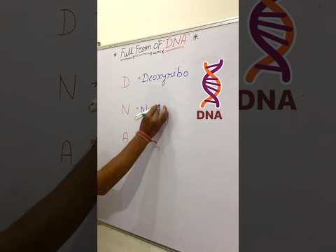 👉 Full form of DNA ! DNA ka full form kya hai ! Full form DNA !! #fullforms #shorts #youtubeshorts