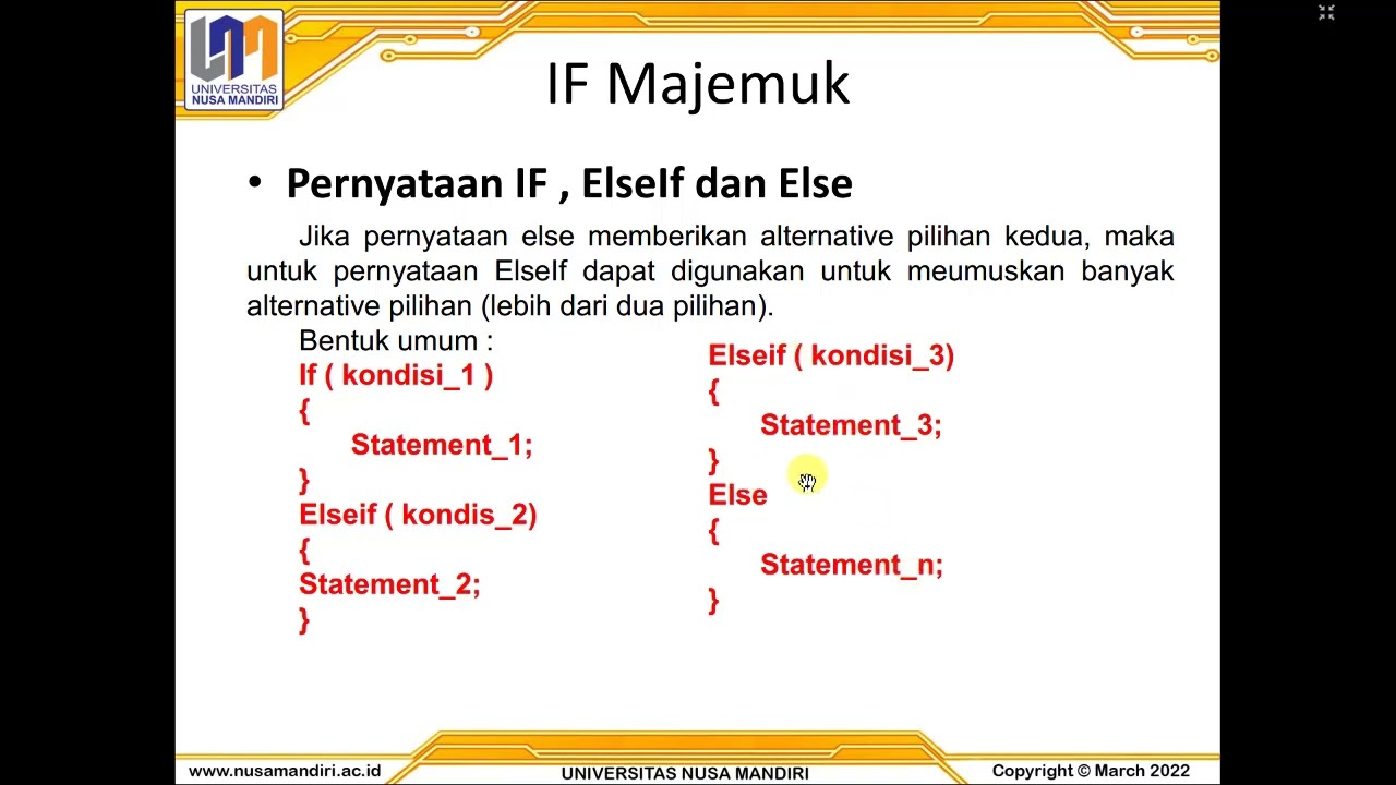 699 Web Programming I Pertemuan 6