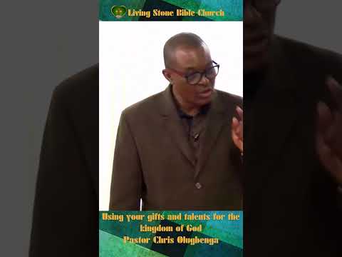 Developing your gifts and talents - Pastor Chris Olugbenga