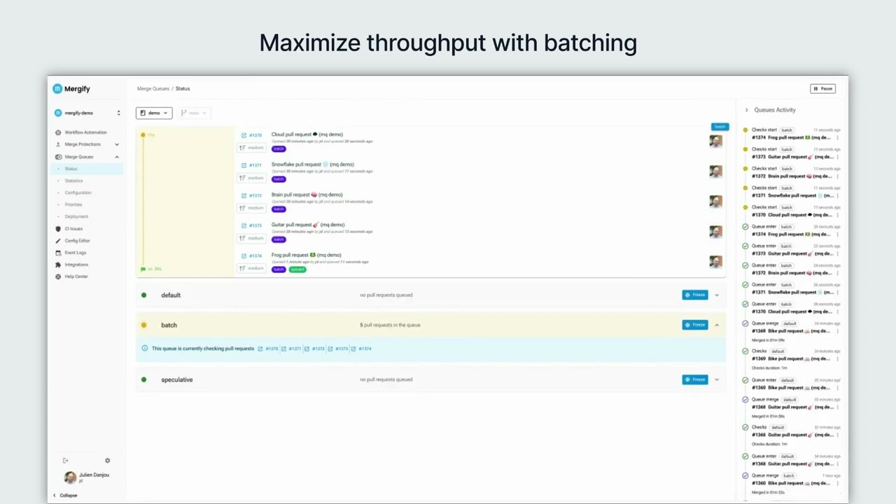 Mergify Merge Queue Product Overview