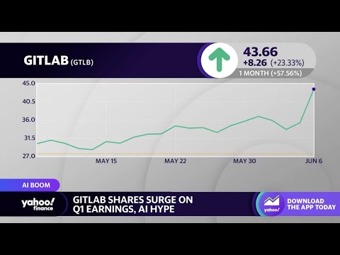 GitLab stock surges on Q1 earnings, AI hype