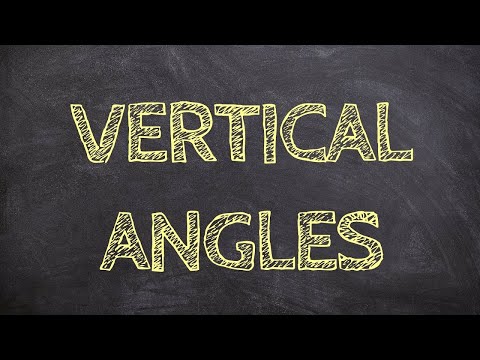 What are vertical angles