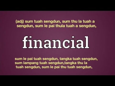 financial meaning in English Ngawn