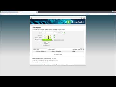 How to create a POP3 or IMAP E-mail Account on cPanel