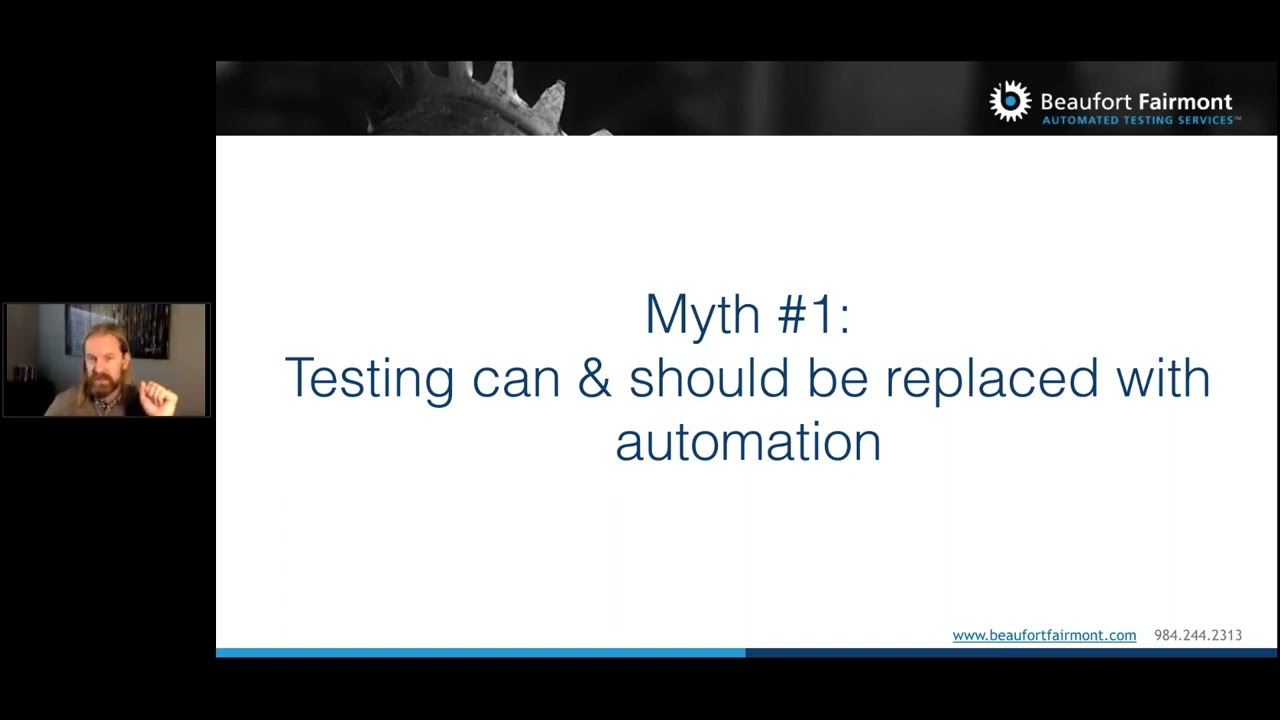 The Myths of Why We Automate for Testing