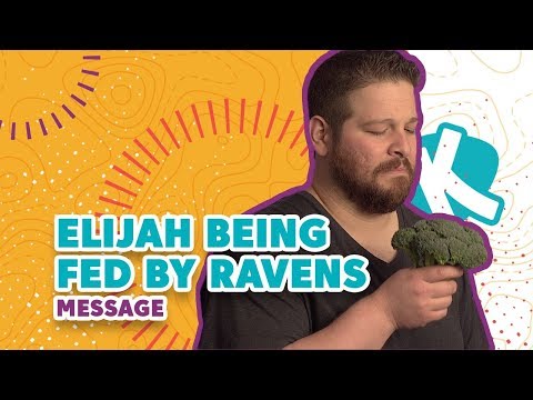 ELIJAH BEING FED BY RAVENS MESSAGE | Kids on the Move
