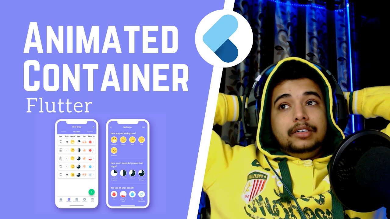 Animated Container in flutter - Flutter animation tutorial || Flutter widget