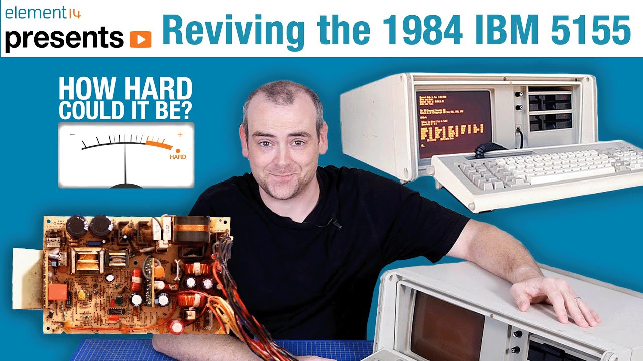 Reviving the 1984 IBM 5155 PC - How Hard Can It Be?