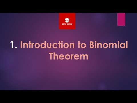 Introduction to Binomial Theorem Video Lecture - Crash Course for Humanities (English ...