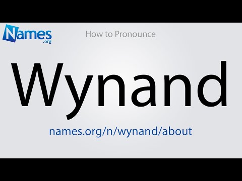 How to Pronounce Wynand