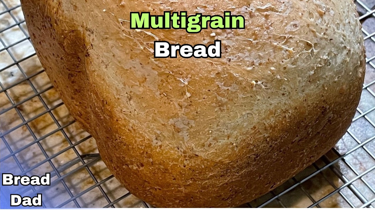 Bread Machine Multigrain Bread - Crunchy & No Oven Required