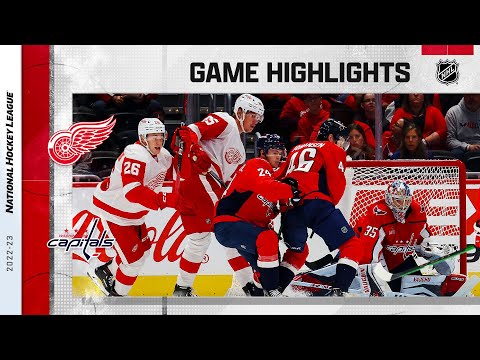 Red Wings @ Capitals 10/5 | NHL Highlights 2022
