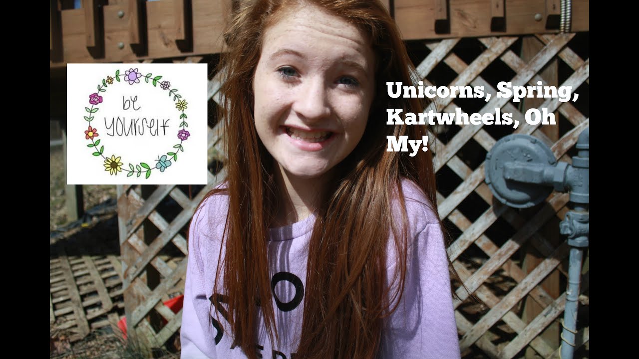 Unicorns, Spring, Kartwheels Oh My!