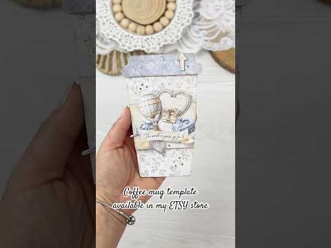Coffee mug SVG template #emiliasieradzan