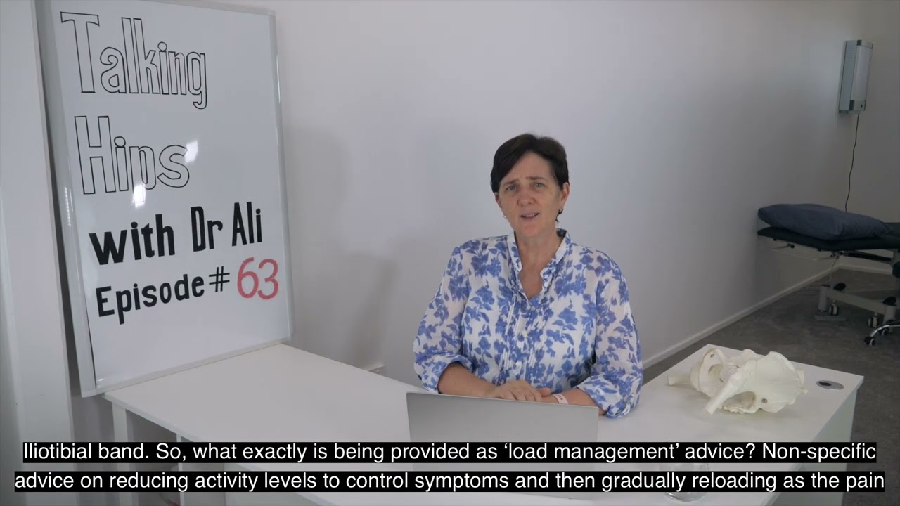 Episode 63: How physiotherapists provide load management advice for gluteal tendinopathy or GTPS
