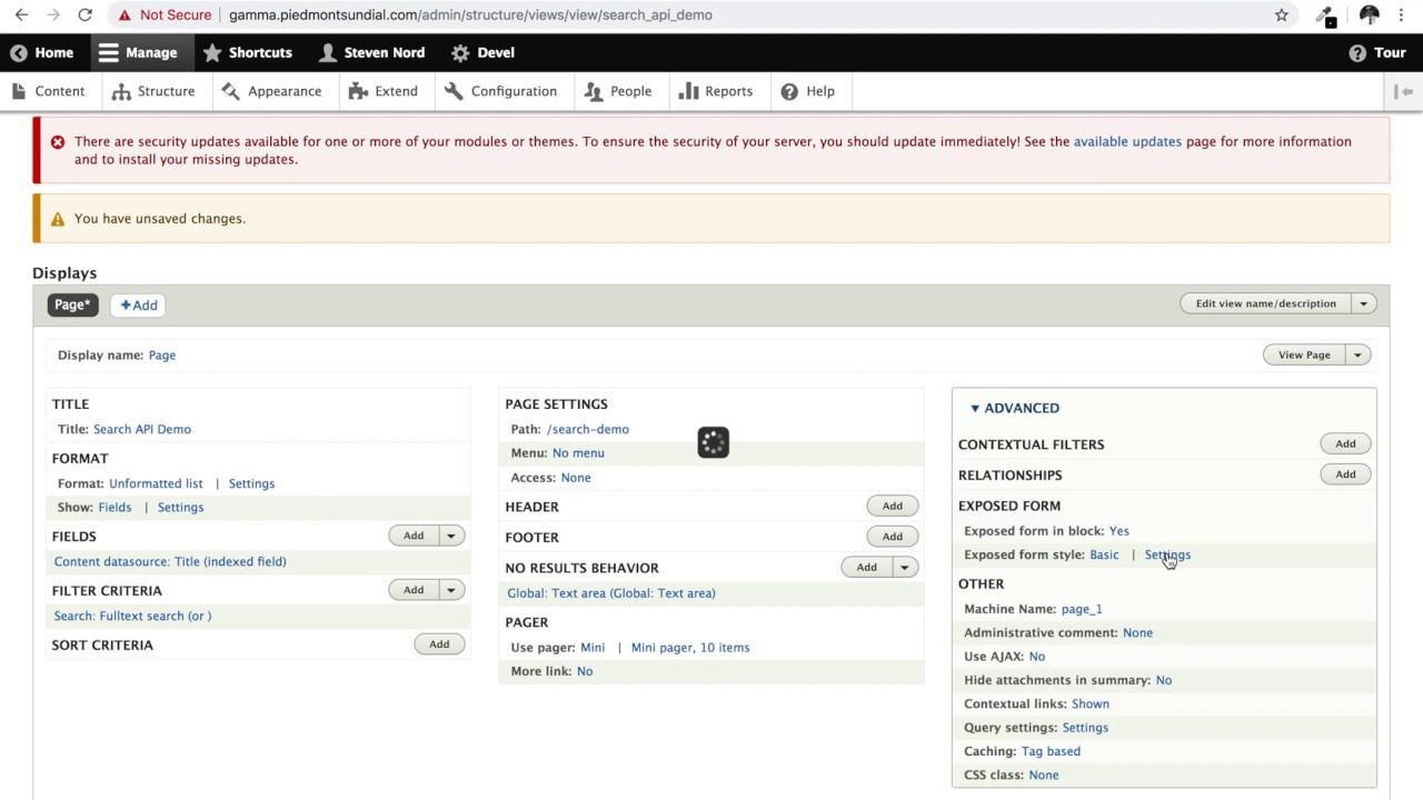 Easy Setup & Config Drupal 8 Search API Module