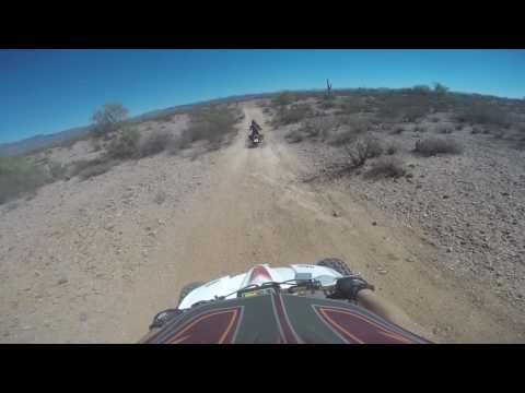 Apex mxr racing back to the truck.