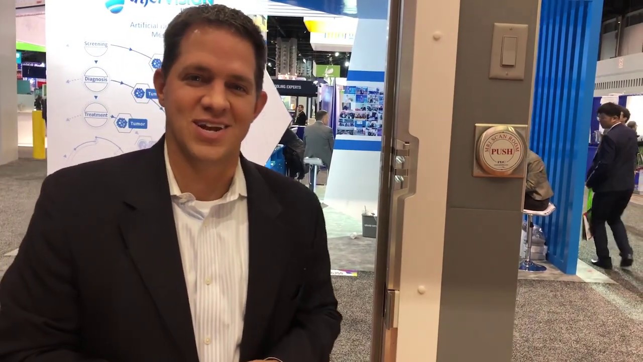 PDC All Glass MRI RF Door with Privacy Option Demo at RSNA