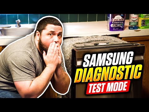 SAMSUNG DISHWASHER DIAGNOSTIC TEST MODE | LETS FIX IT