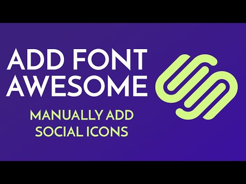 Add SquareSpace Font Awesome Icons - Especially If You Need More Than One Grouping of Social Icons