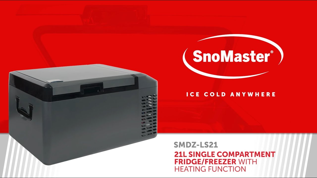 SnoMaster SMDZ-LS21: 21L Single Compartment Portable Fridge/Freezer With Heating Function